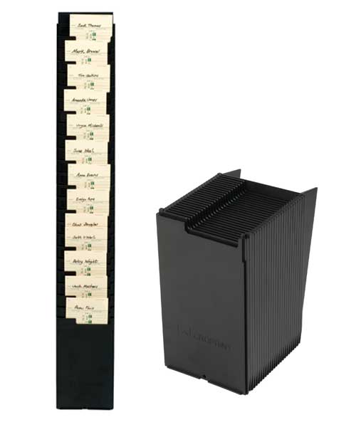 Time Card Rack: 25 Pocket, Expanding - Time Clock Market